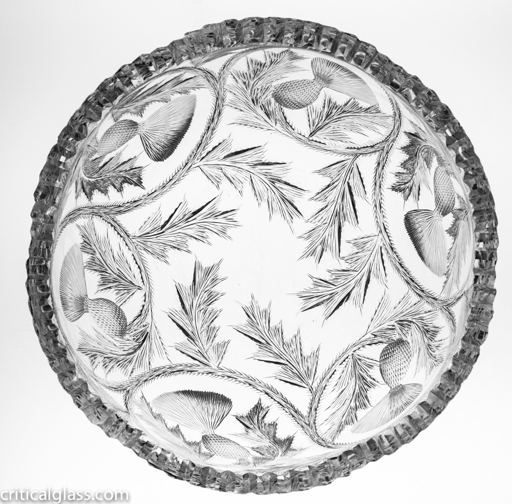 California Cut Glass Thistle Bowl – SOLD « Items Sold « American ...
